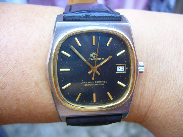 BAKUL JAM: SOLD : RARE BUCHERER AUTOMATIC MEN WATCH OFFICIALLY ...