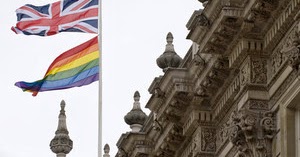 Ben Aquila's blog: The rainbow flag is raised on London's Whitehall