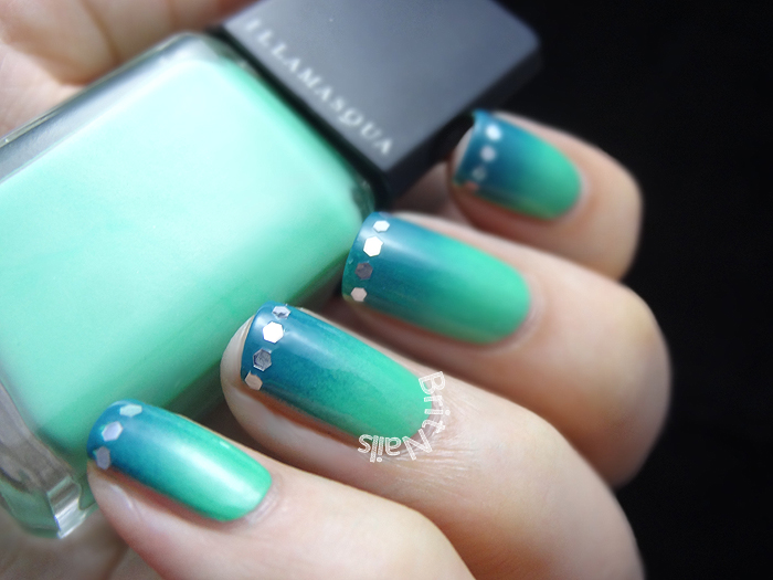 Bling Tips Gradient | Brit Nails