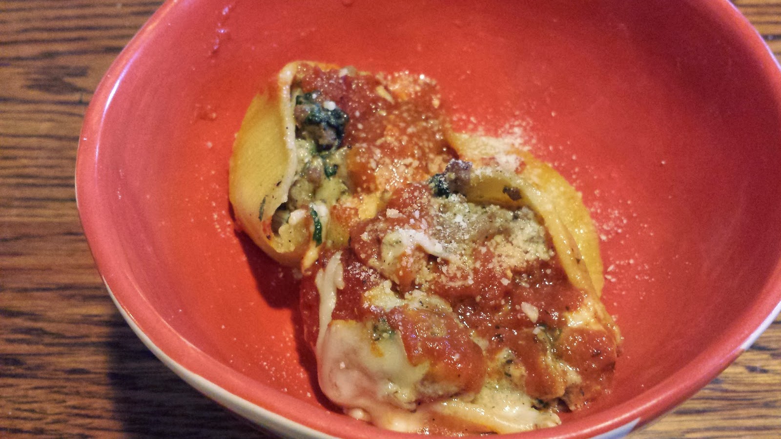 Another Alleged Food Blog: Fancy Dinner Night: Stuffed Pasta Shells
