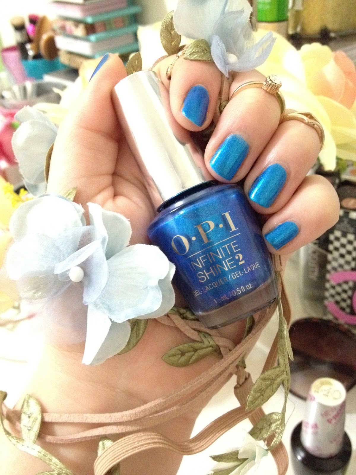 OPI Infinite Shine "Linger Over Coffee" and Infinite Shine Fiji ...