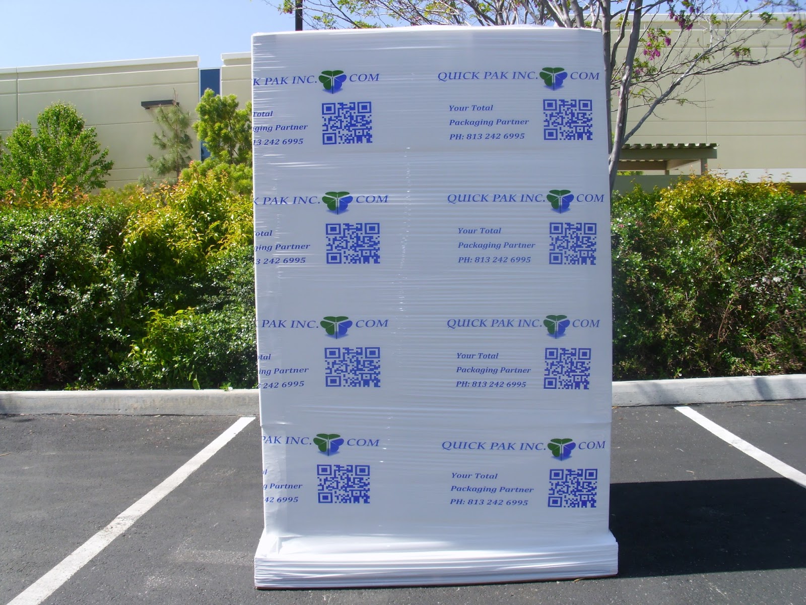 Custom Printed Stretch Pallet Wrap