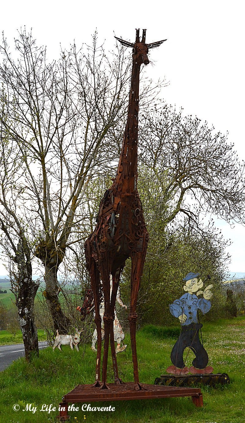 My Life in the Charente: Aveyron- the brilliant sculptures of André Debru