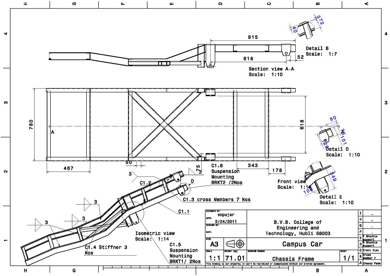 snp: Engineering Drawing to Reality