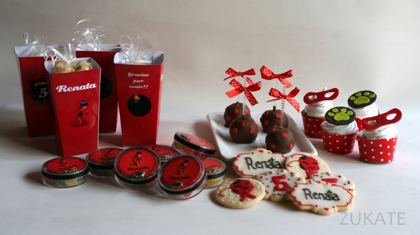 CANDYBAR DE LADYBUG PARA RENATA | ZUKATE