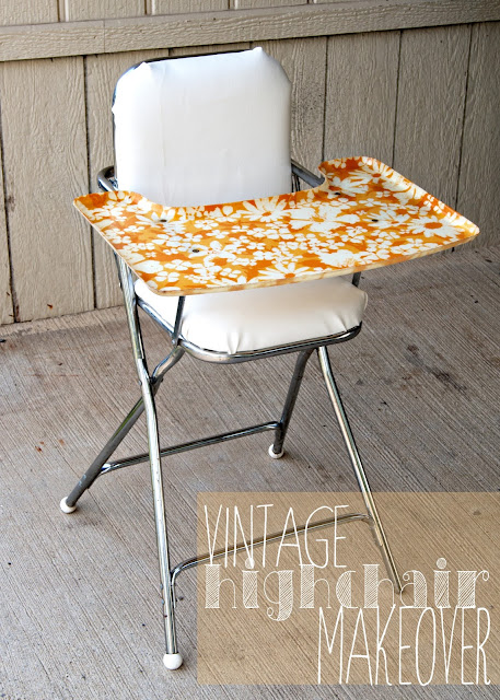 Vintage Highchair Makeover | Averie Lane: Vintage Highchair Makeover