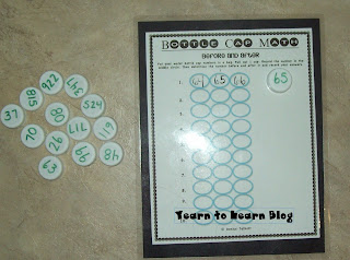 Bottle Cap Math Game Activities | Yearn to Learn