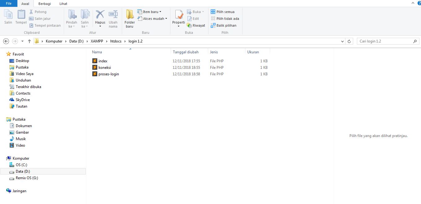 Cara Membuat Form Login dengan PHP dan MySQLi