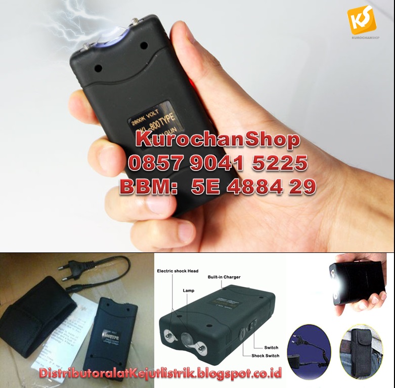 Alat kejut Listrik, Stungun Type 800, Stun Gun 800, (Indosat) 0857 0941 ...