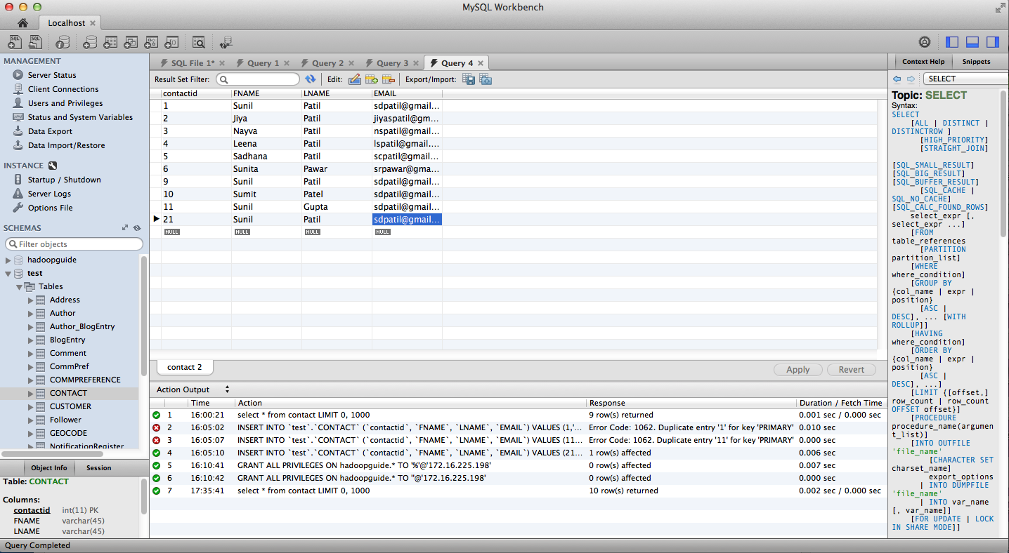 Sunil's Notes: Importing data from RDBMS into Hive using sqoop Sunil's Notes: Importing data from RDBMS into Hive using sqoop