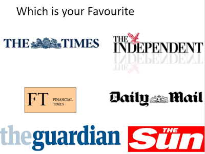 Media A2 Newspaper: Examples of Newspaper Logos