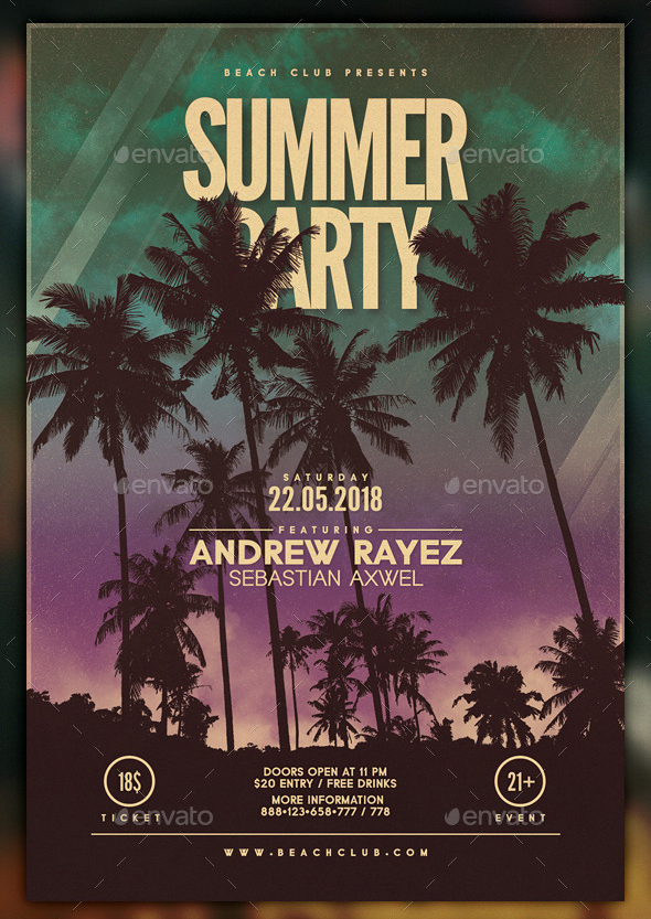 11 Amazing Summer Flyers Templates - graphicbattle