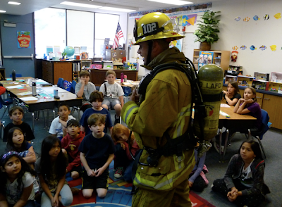Mrs. Yollis' Classroom Blog: Fire Safety With Ellie's Dad!