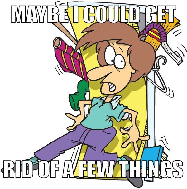 Gigi's Crafts: How often do you declutter?