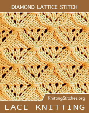 20 Featured Eyelet and Lace Stitches - Knitting Stitches