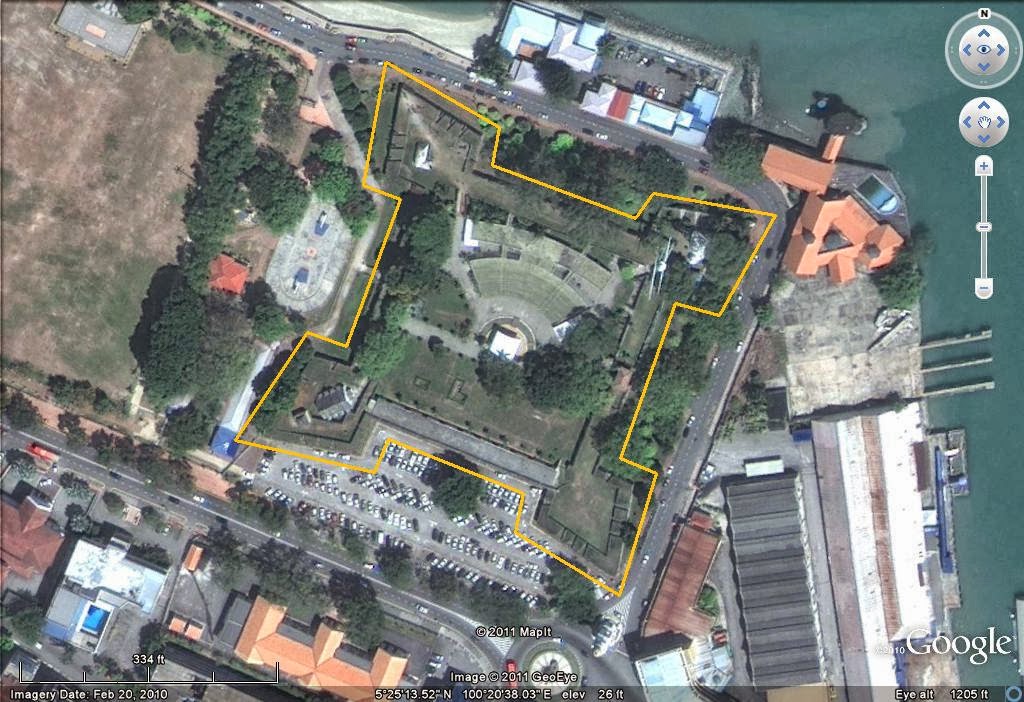 Kota Cornwallis, Pulau Pinang : KOTA CONRWALLIS, PULAU PINANG