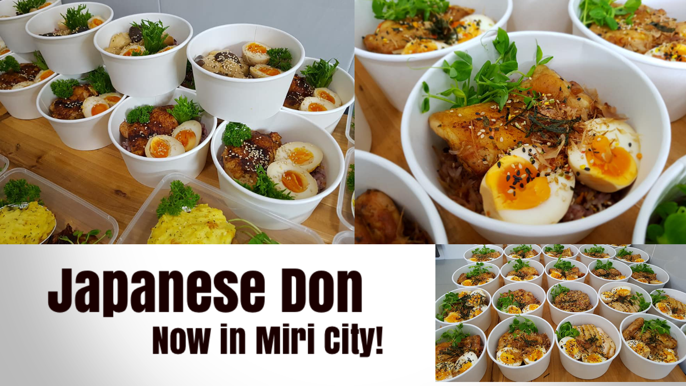 Japanese Don for Dinner in Miri City - Miri Food Sharing