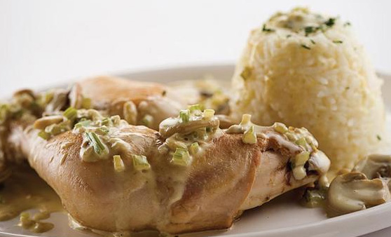 EL CALDERO NAZARÍ: Recetas. Pollo a la crema