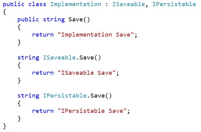 Jeremy Bytes: Explicit Interface Implementation Jeremy Bytes: Explicit Interface Implementation