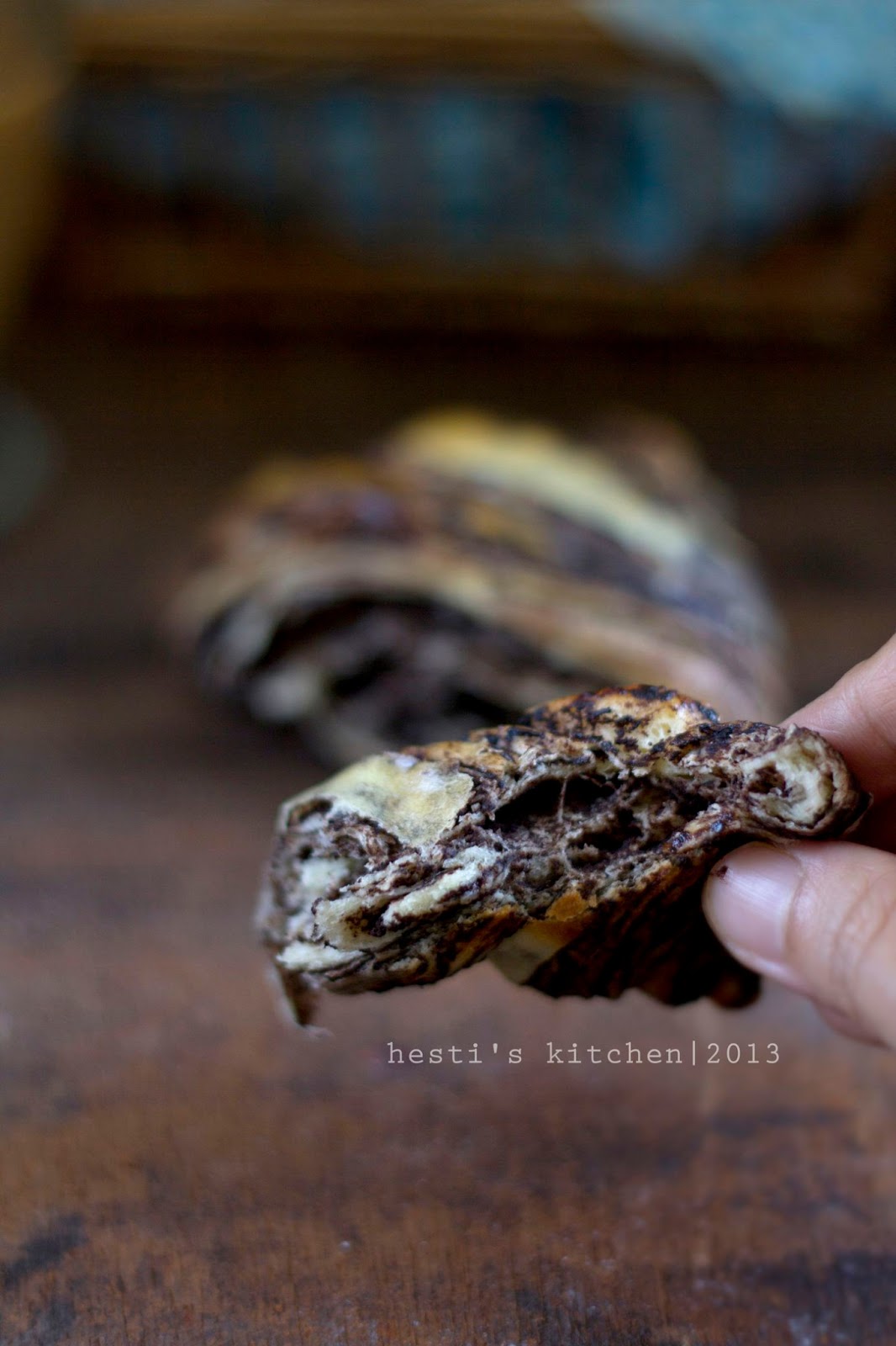 HESTI'S KITCHEN : yummy for your tummy: Chocolate Wassants (water roux ...