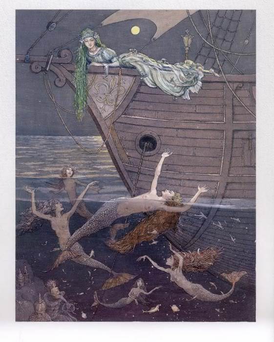 çizgili masallar: The Little Mermaid by Boris Diodorov