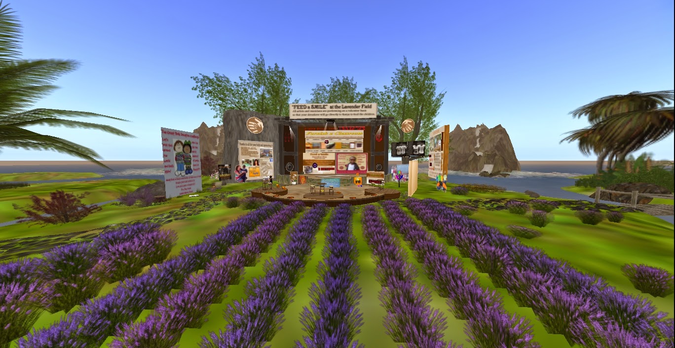 Feed a Smile News- About Feed a Smile and Lavender Field in Second Life ...