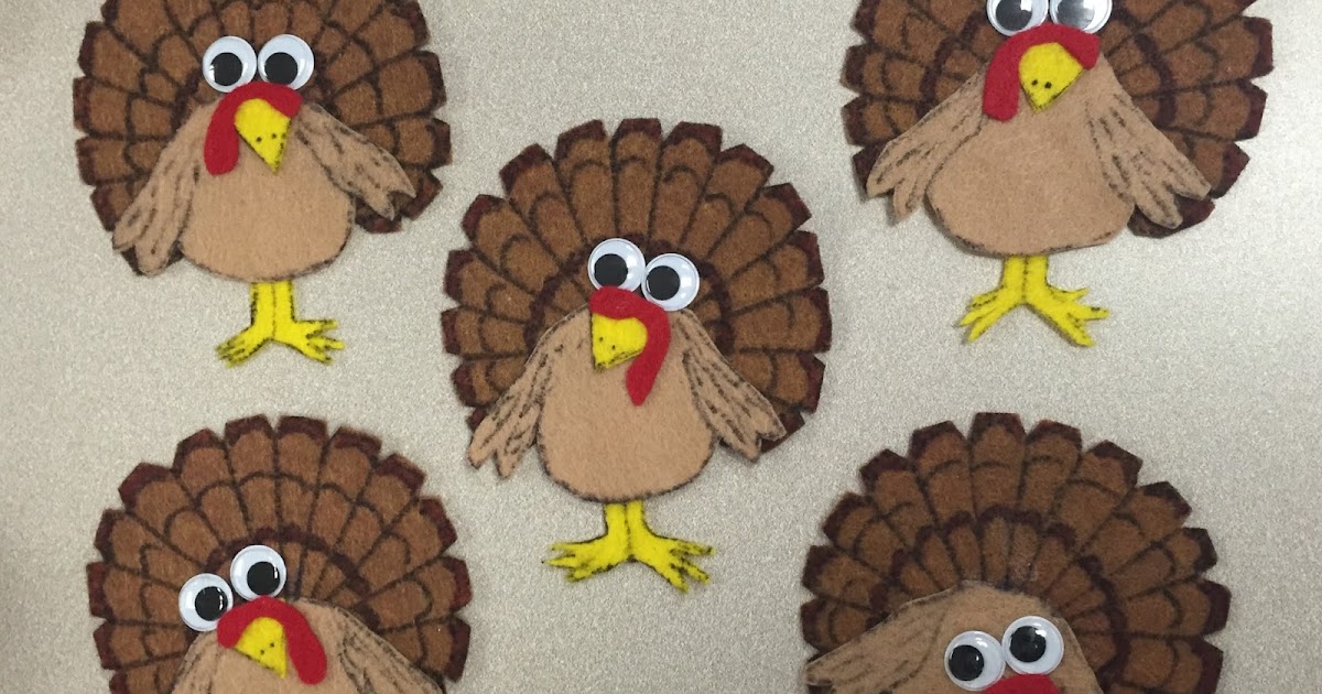 Adventures In Storytime (and Beyond): Flannel Friday - Five Nervous Turkeys