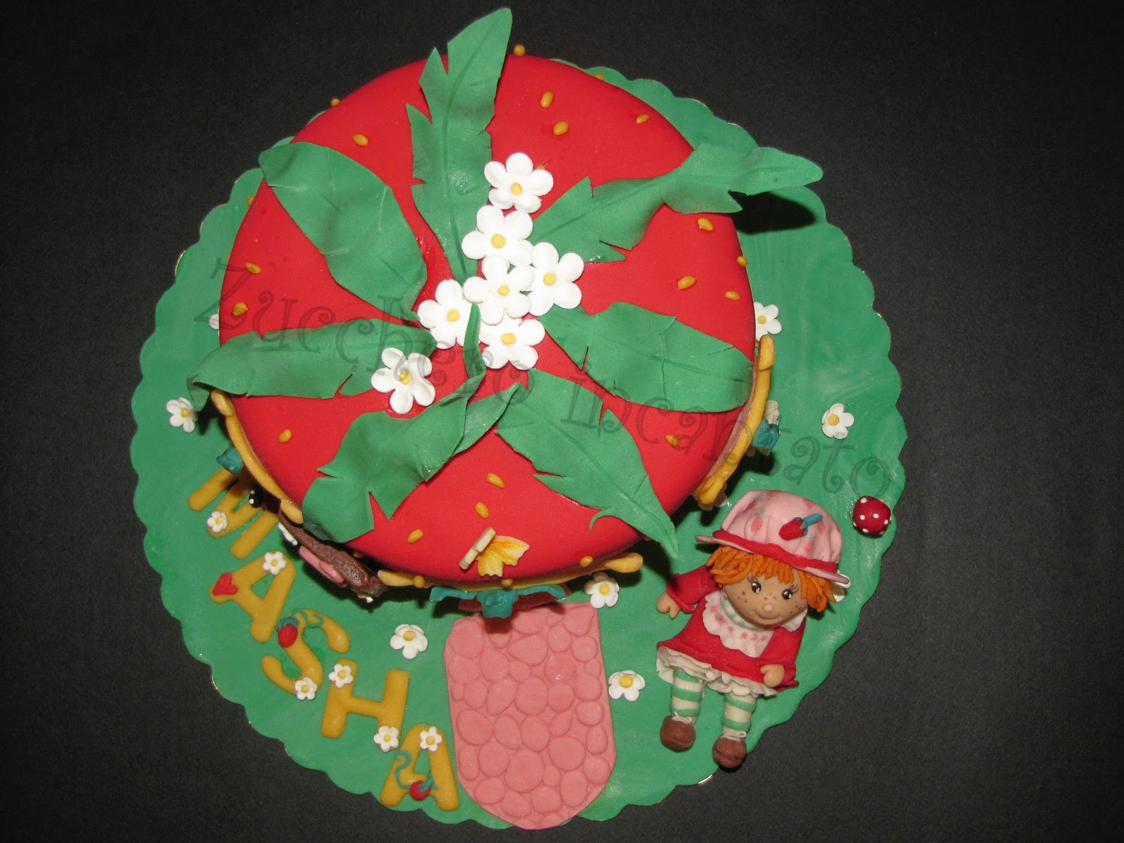 Zucchero incantato: STRAWBERRY SHORTCAKE CAKE - TORTA FRAGOLINA DOLCECUORE