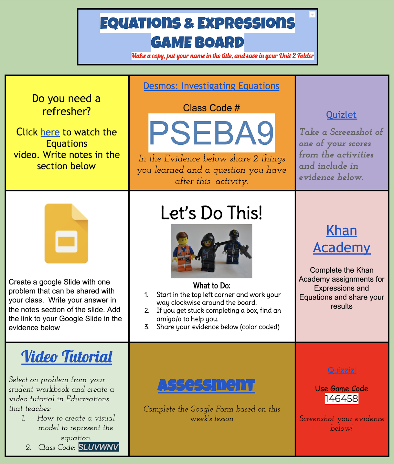 Going Google with Hyperdocs ~ Making Math Connections