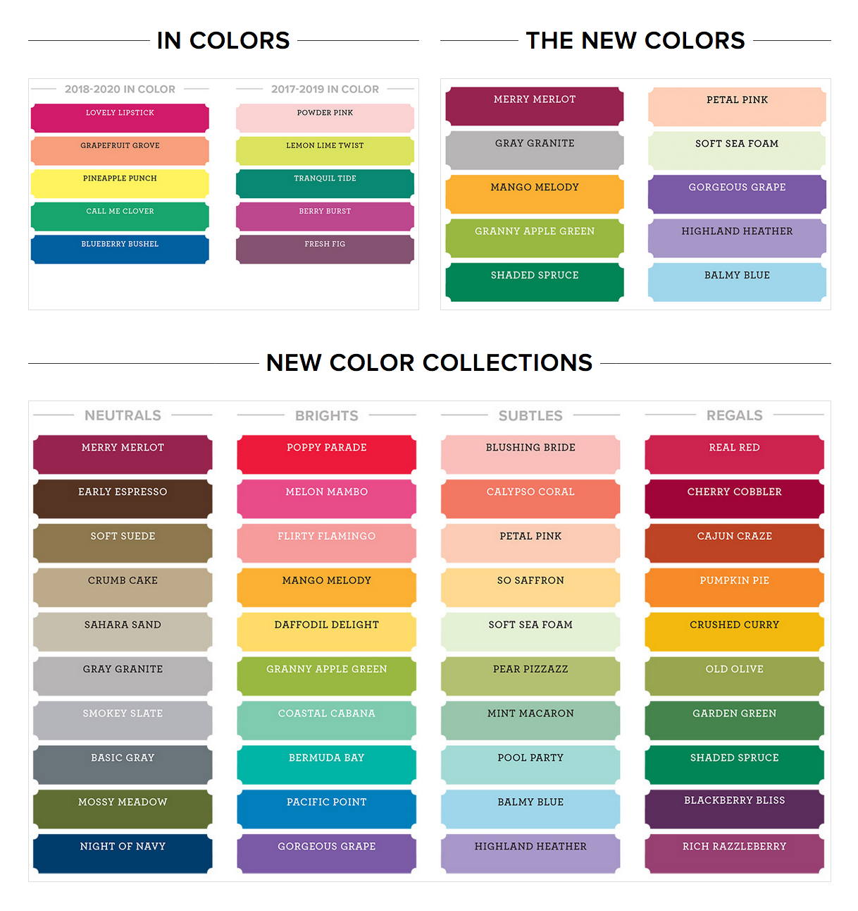 Tammie Stamps: Stampin'Up! Color Revamp - Retiring Colors