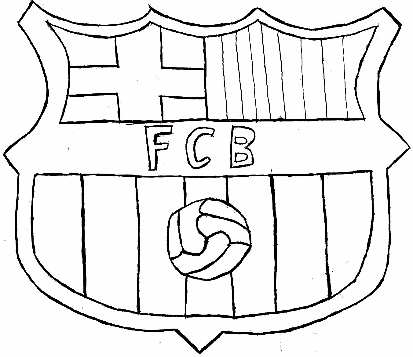 Luke K reflections : drawings of football club and uefa logos