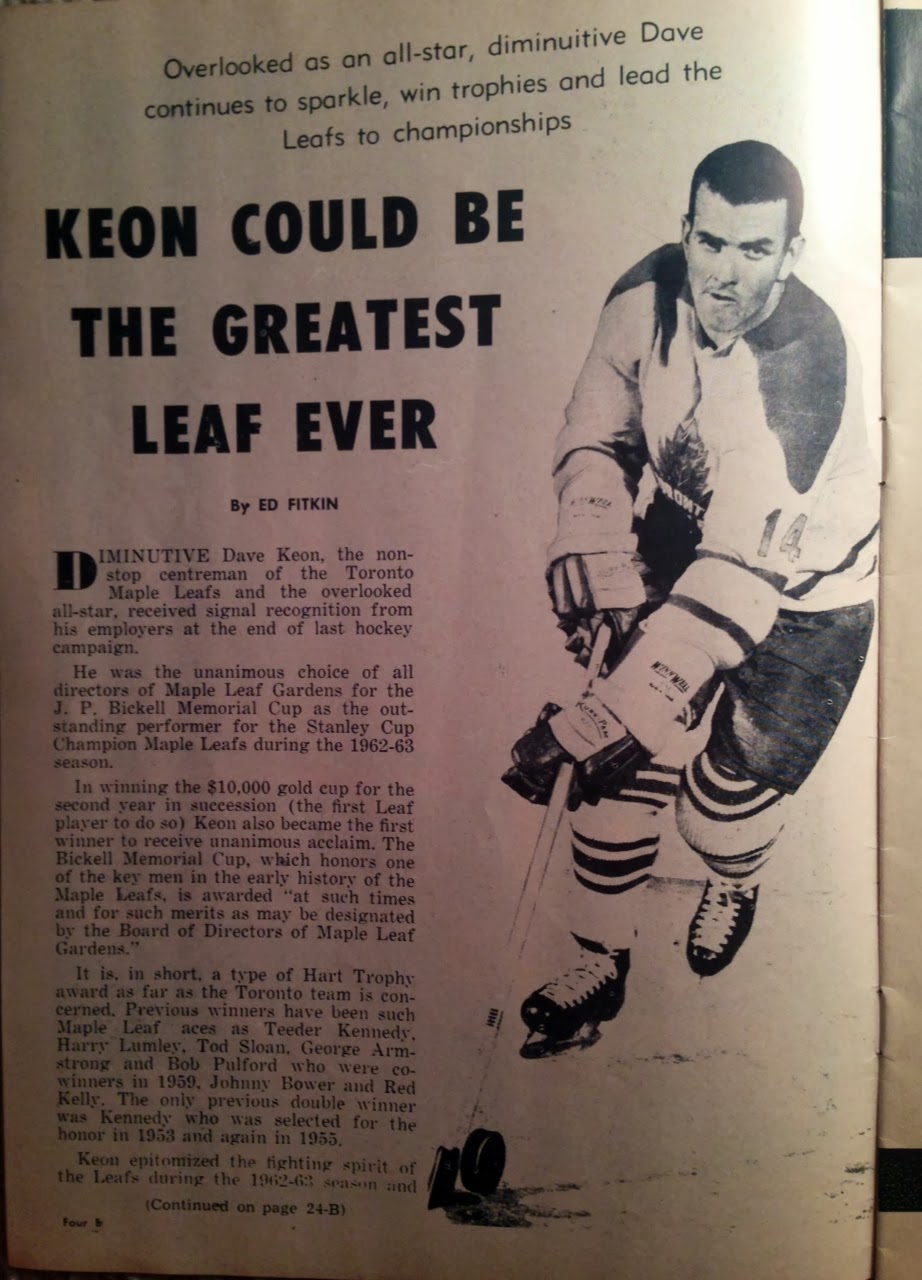 Toronto Maple Leafs vs. Vancouver Canucks, 1964