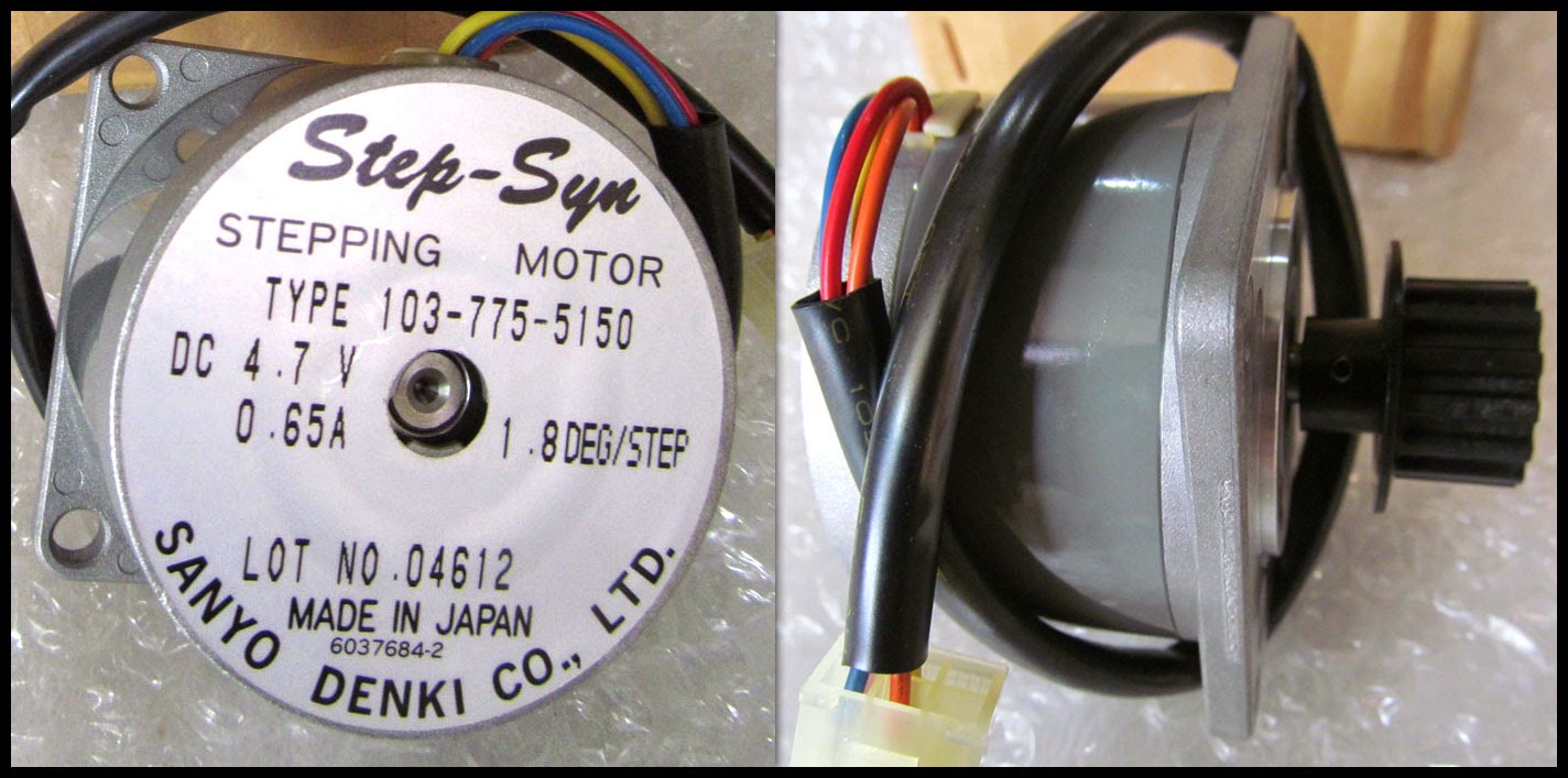 2nd MACHINE: 2 phase stepping motor, 103-775-5150, Step Syn, Sanyo Denki