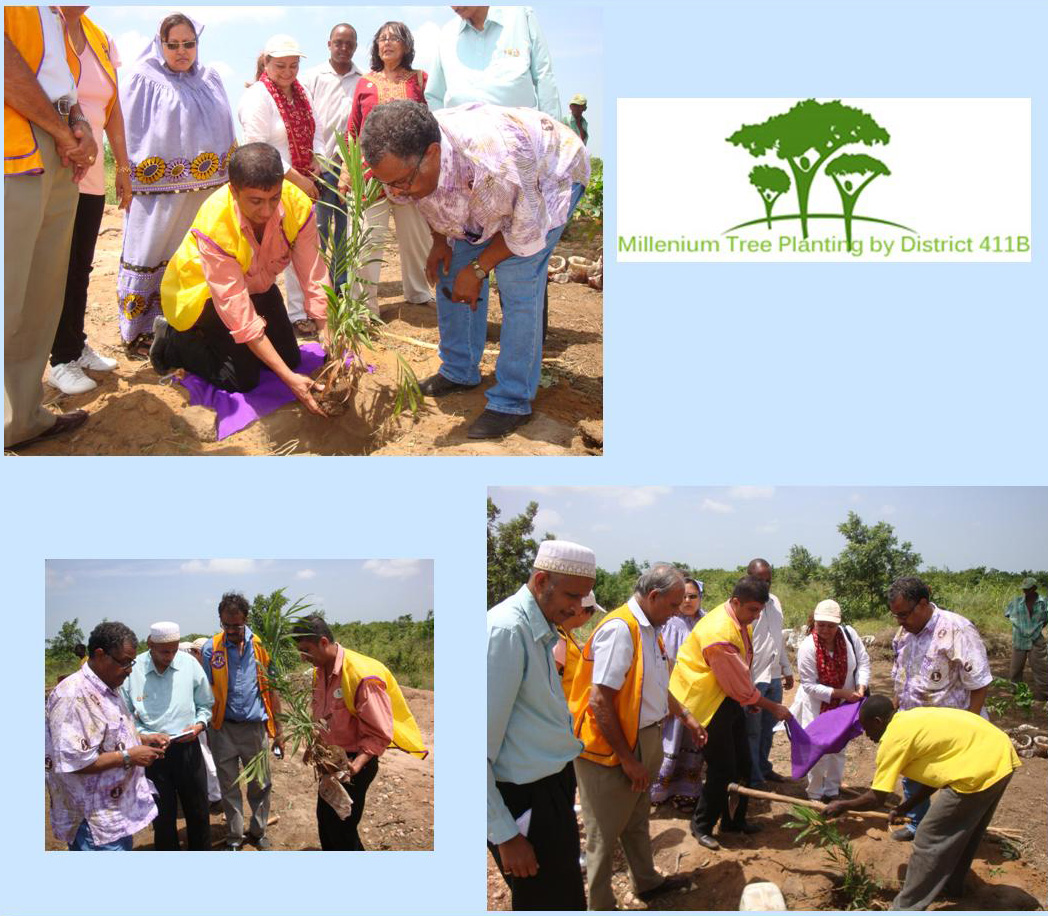 MD411B DG LION SATISH SHARMA: PWANI LIONS PLANT SHADE TREES AT VIKAWE ...