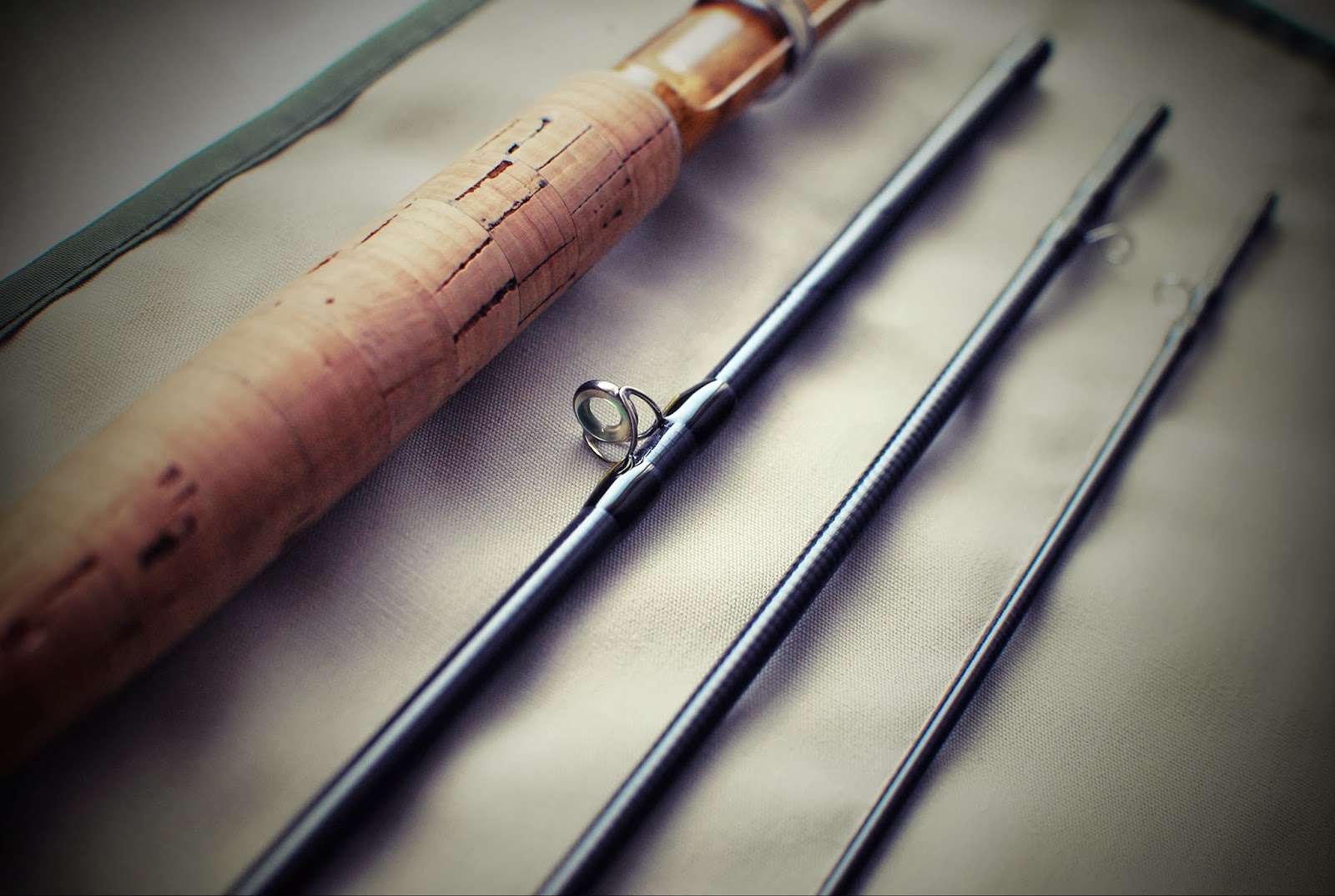 Handcrafted graphite and fiberglass fly rods: Orvis Superfine Touch