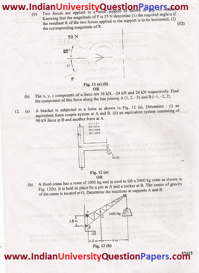 GE6253 Engineering Mechanics May June 2016 Question Paper - University ...