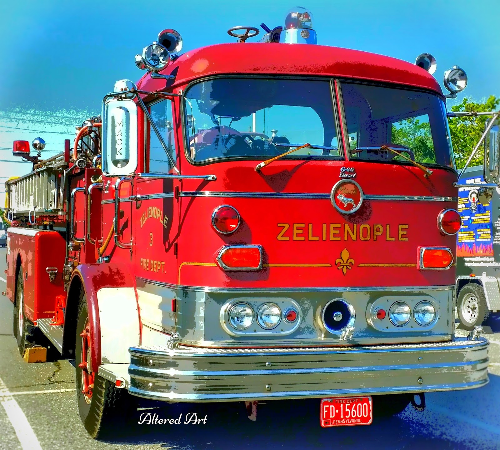 Images by Altered Art: Time Capsule on Wheels | A '66 Mack Fire Engine