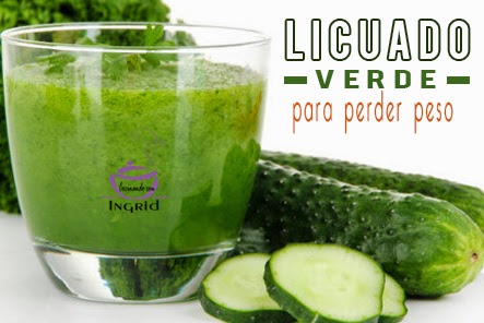 LICUADO VERDE PARA PERDER PESO - GREEN JUICE - - COCINANDO CON INGRID