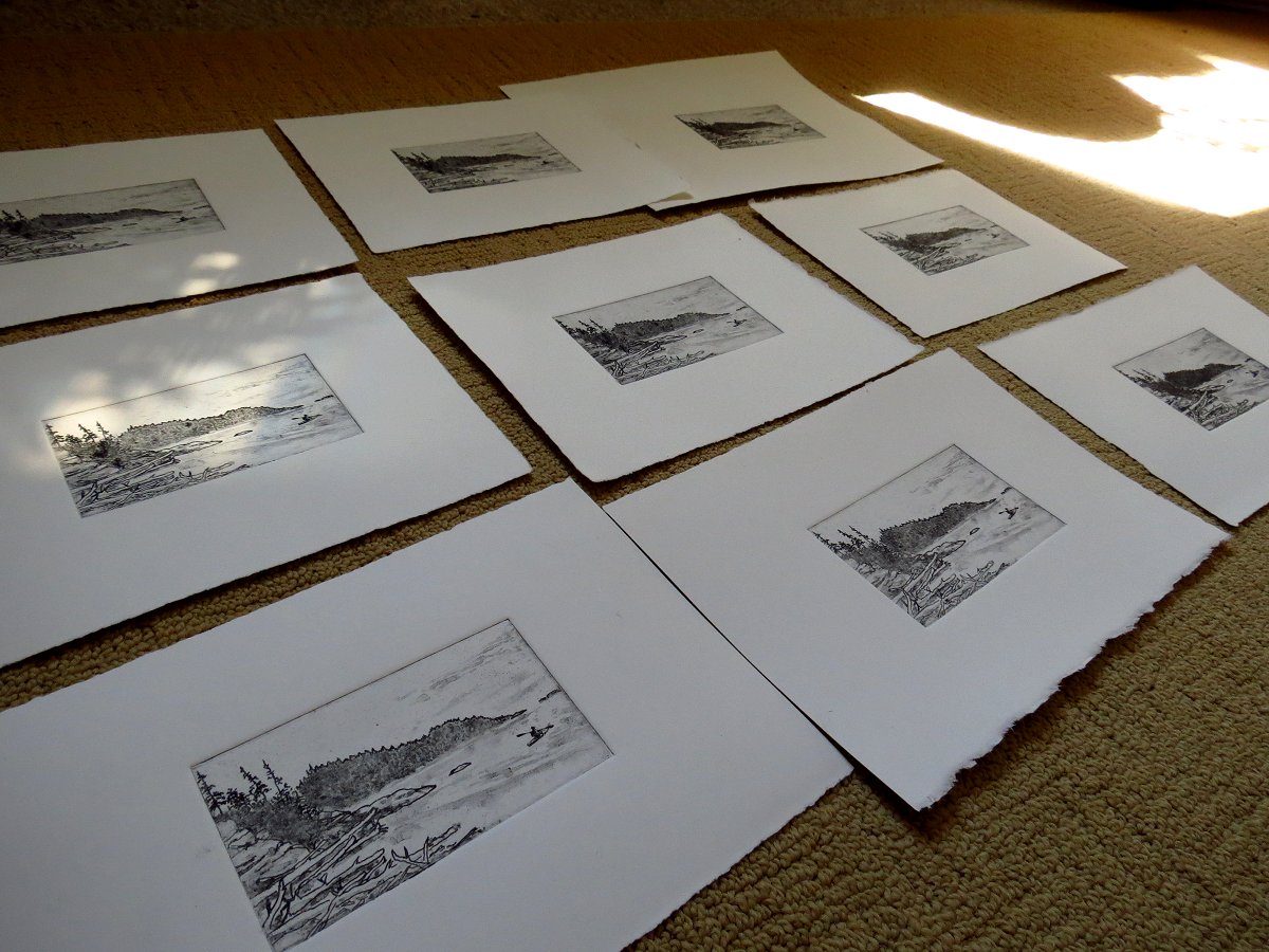 My Printmaking Journey: miniature etchings from photopolymer plates - a ...