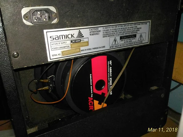 Ganti Speaker Buat Ampli Gitar Samick LA15R