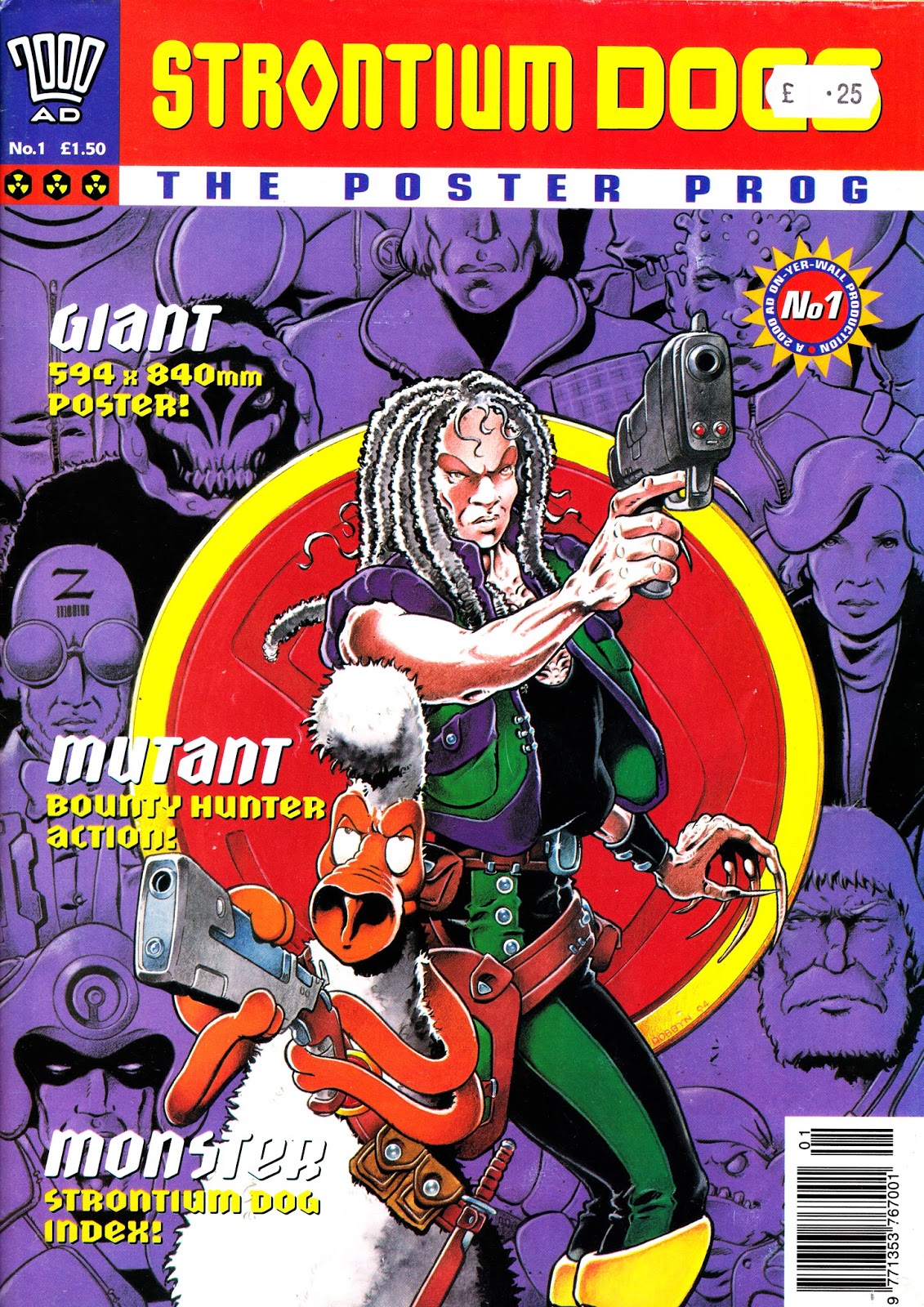 STARLOGGED - GEEK MEDIA AGAIN: 1994: 2000AD's STRONTIUM DOGS THE POSTER ...