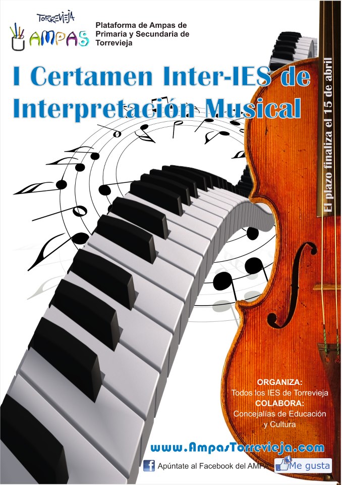 AMPA IES LAS LAGUNAS TORREVIEJA: I CERTAMEN INTER-IES DE INTERPRETACIÓN ...