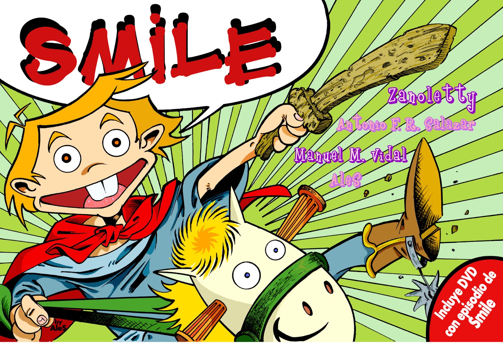 SMILE: Contraportada para Cómic