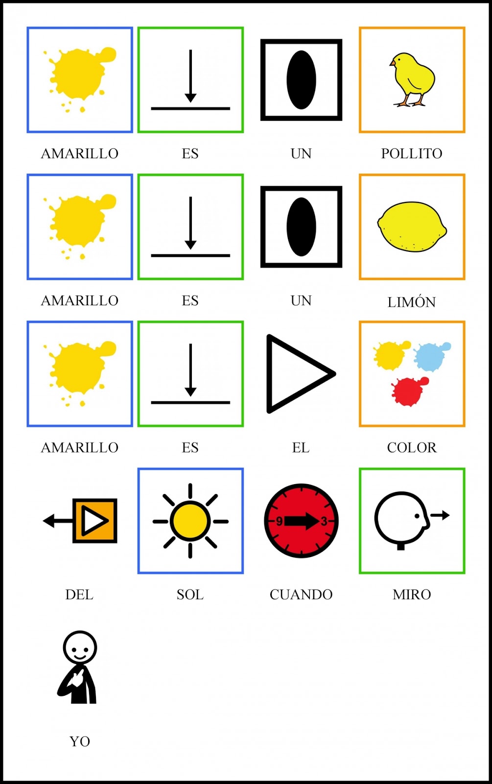 RECURSOS Y ACTIVIDADES PARA EDUCACIÓN INFANTIL: POESÍAS DE LOS COLORES