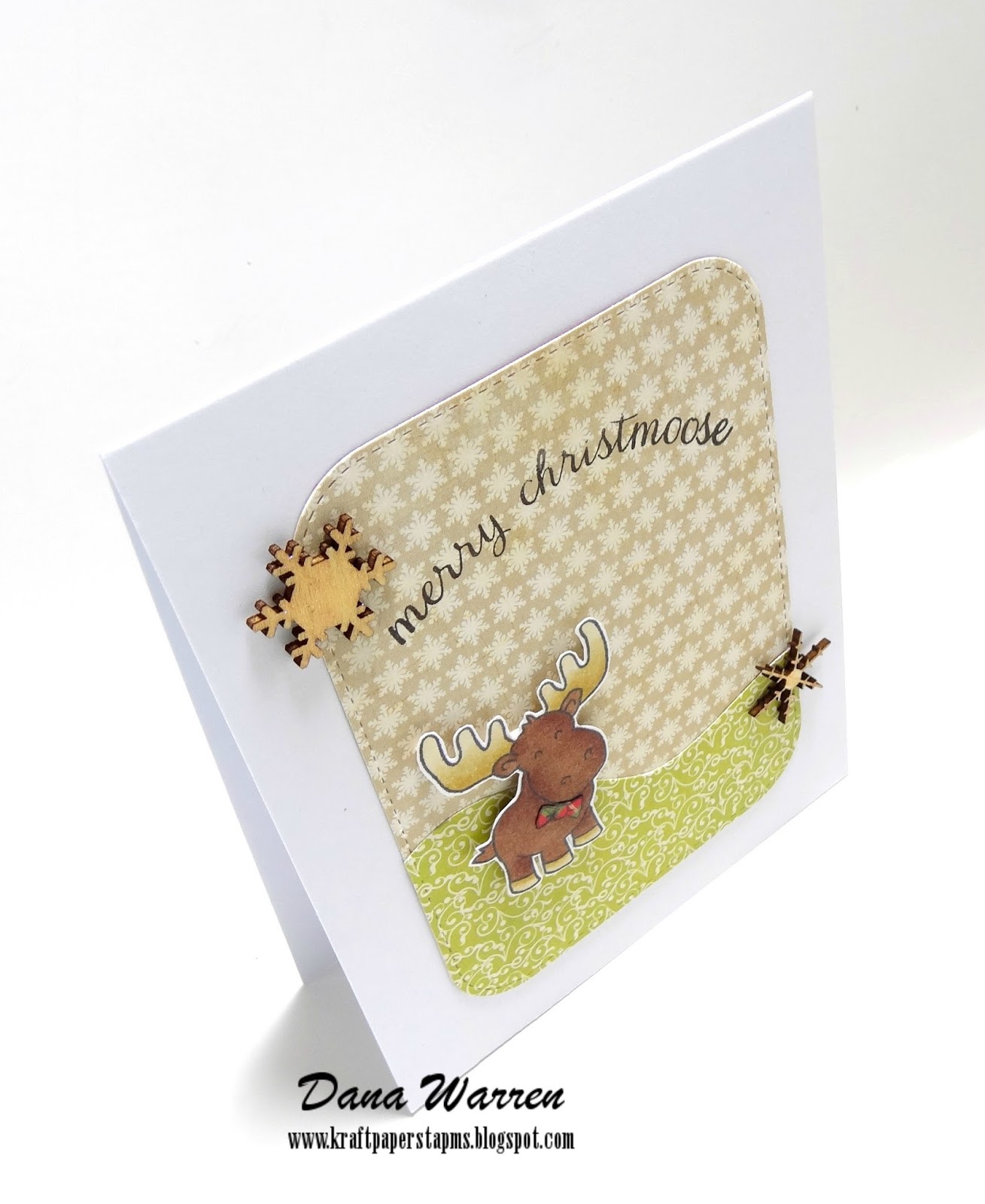 Kraft Paper Stamps: Mixing Pattern Papers