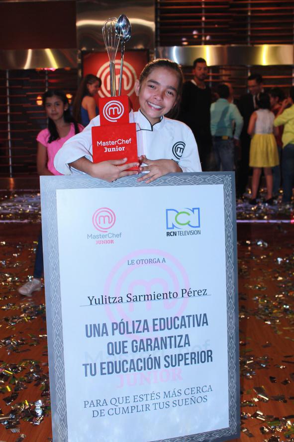 Yulitza Sarmiento es la nueva MasterChef Junior de Colombia