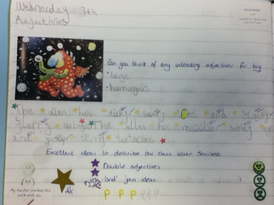 Amazing work...: Year 1 - Aliens