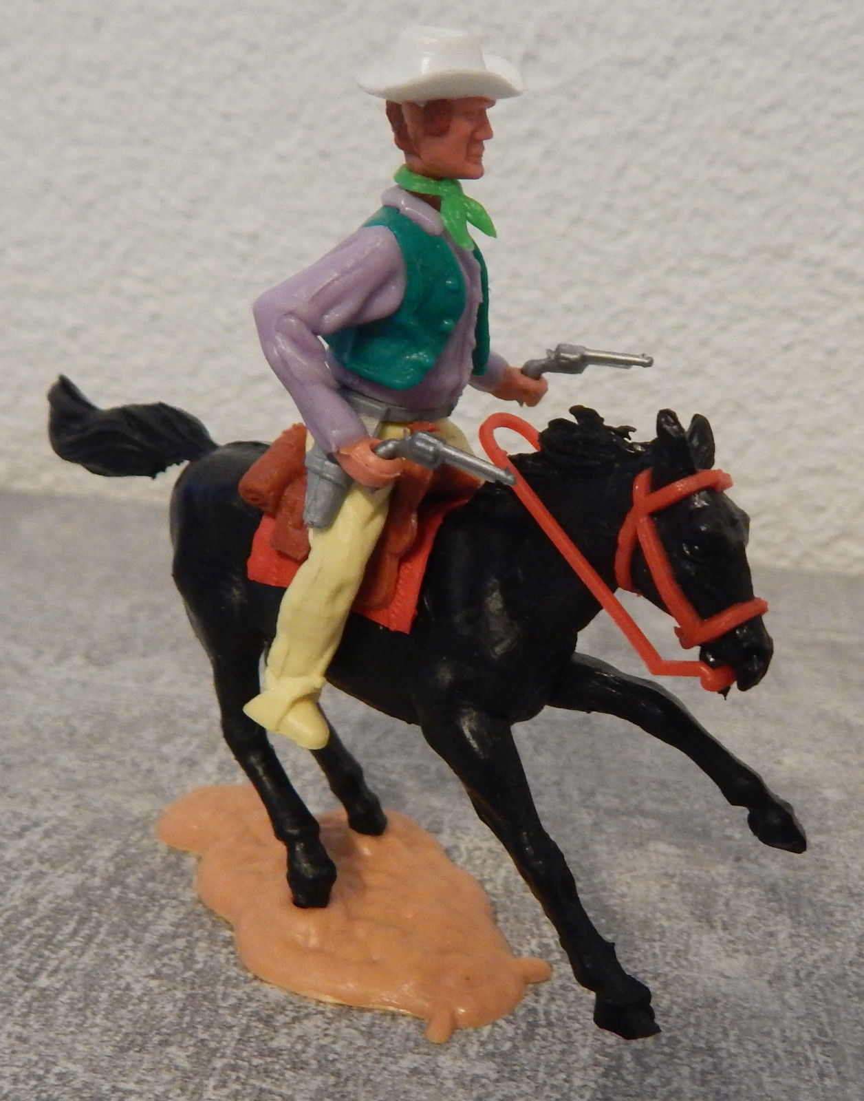 TOY SOLDIERS & VINTAGE GAMES: Timpo - Cowboy-Reiter