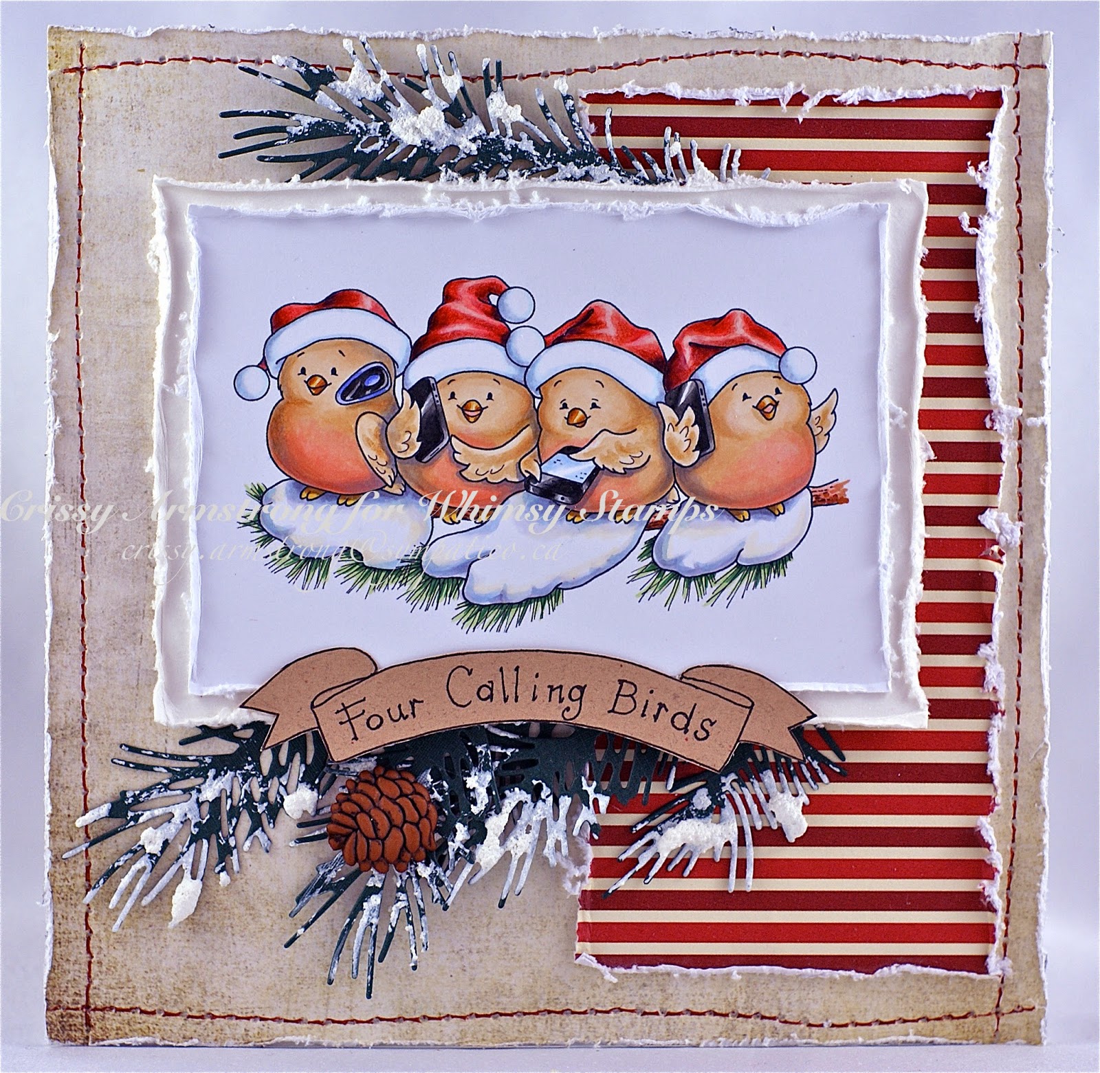 Crissy's Art & Heart: Four Calling Birds