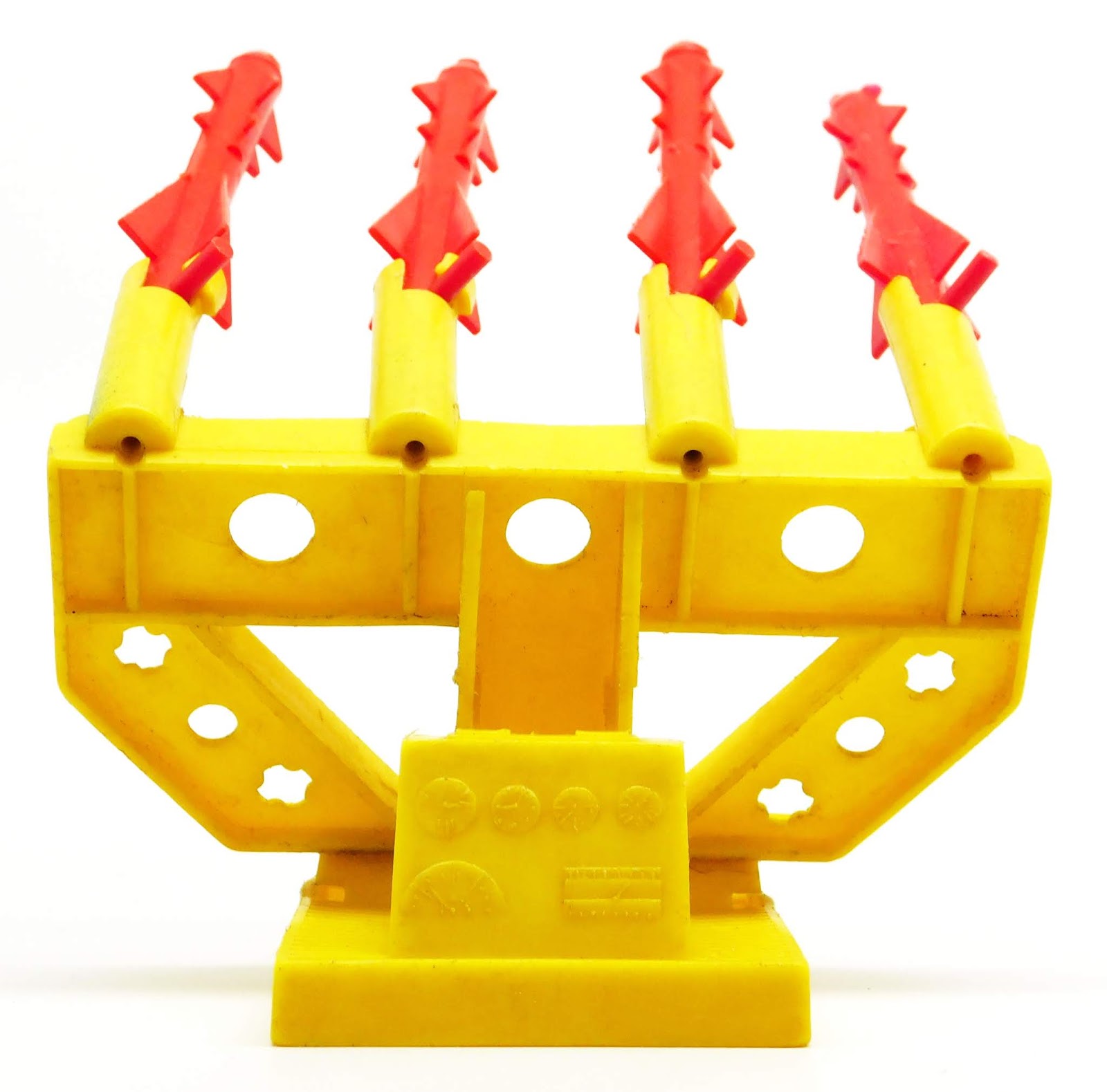 Toys and Stuff: MPC Multi-Rocket Launcher - Yellow-Yellow